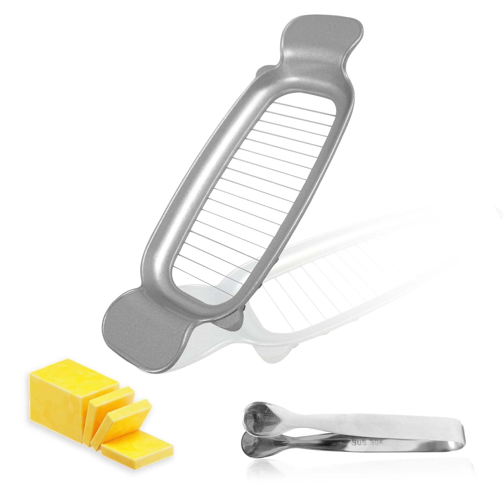 Amazon.com: Butter Slicer Cutter,Cheese Slicers for Block Cheese with ...