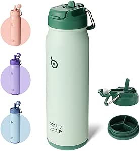 BOTTLE BOTTLE 24oz Insulated Water Bottle Stainless Steel Sport Water ...