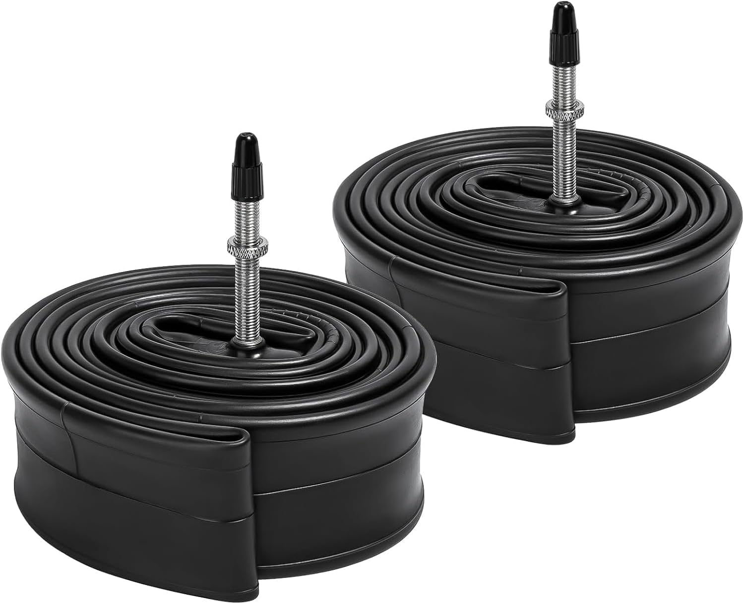 2-Pcs 27.5" Bike Tubes 27.5 x 2.125/2.2/2.25/2.3/2.35/2.4 FV48mm Presta Valve 57/60-584 Bicycle ...