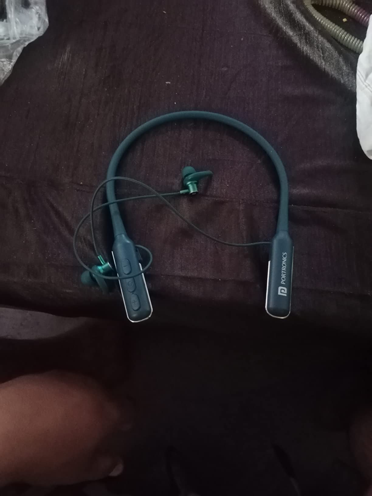 Portronics Harmonics 250 Wireless Bluetooth Headset with Long Lasting ...