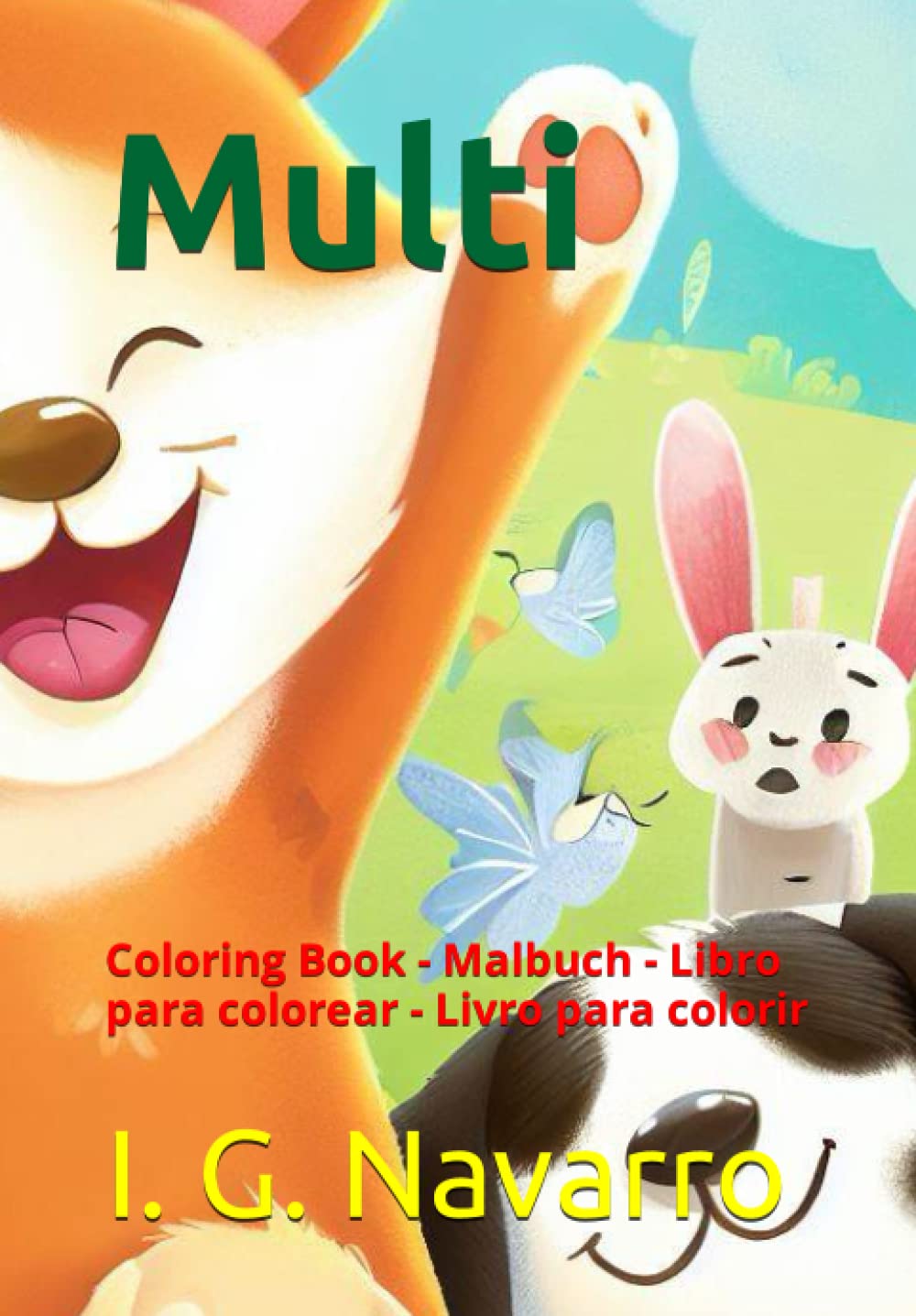Multi: Coloring Book - Malbuch - Libro para colorear - Livro para ...