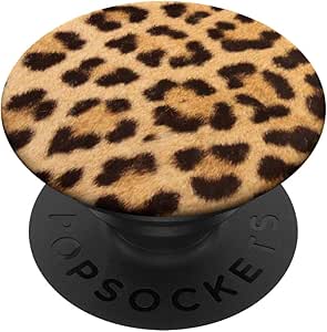 Amazon.com: Leopard Print PopSockets PopGrip: Swappable Grip for Phones & Tablets PopSockets ...