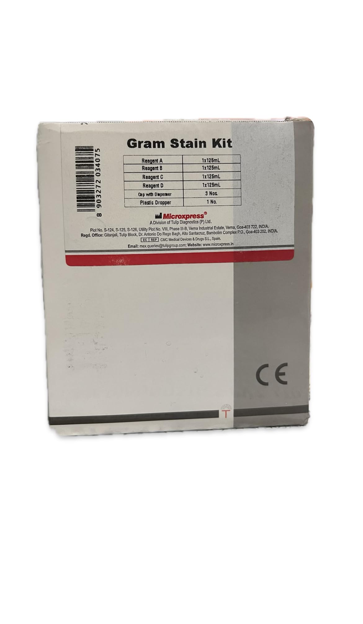Tulip Gram Stain kit 500ML for Laboratory : Amazon.in: Industrial ...