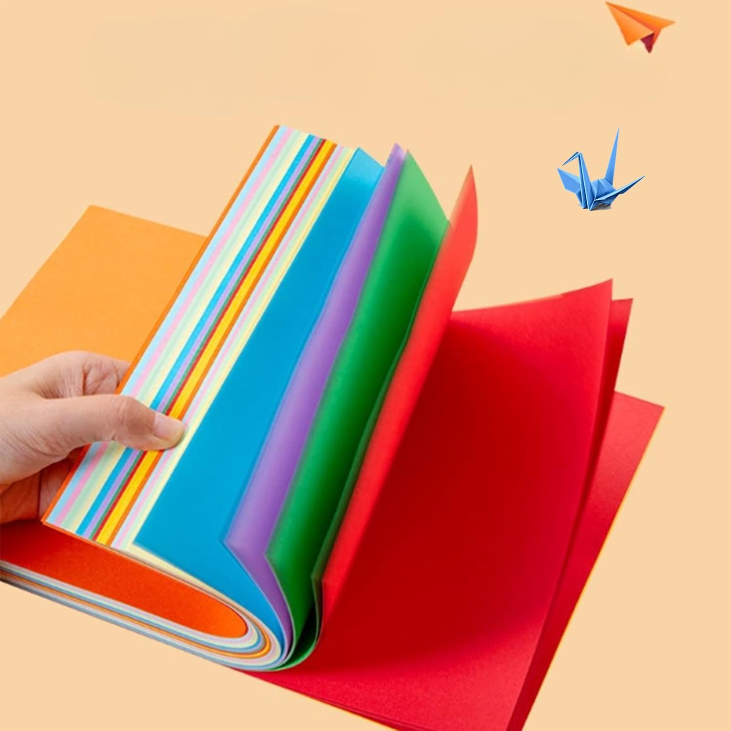 Origami Paper Square Colour Fold Craft Paper for Kids DIY Arts and ...