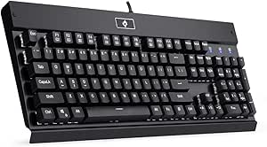 Gaming Keyboard Mechanical Keyboard for PC Gamer 104 Keys Office ...