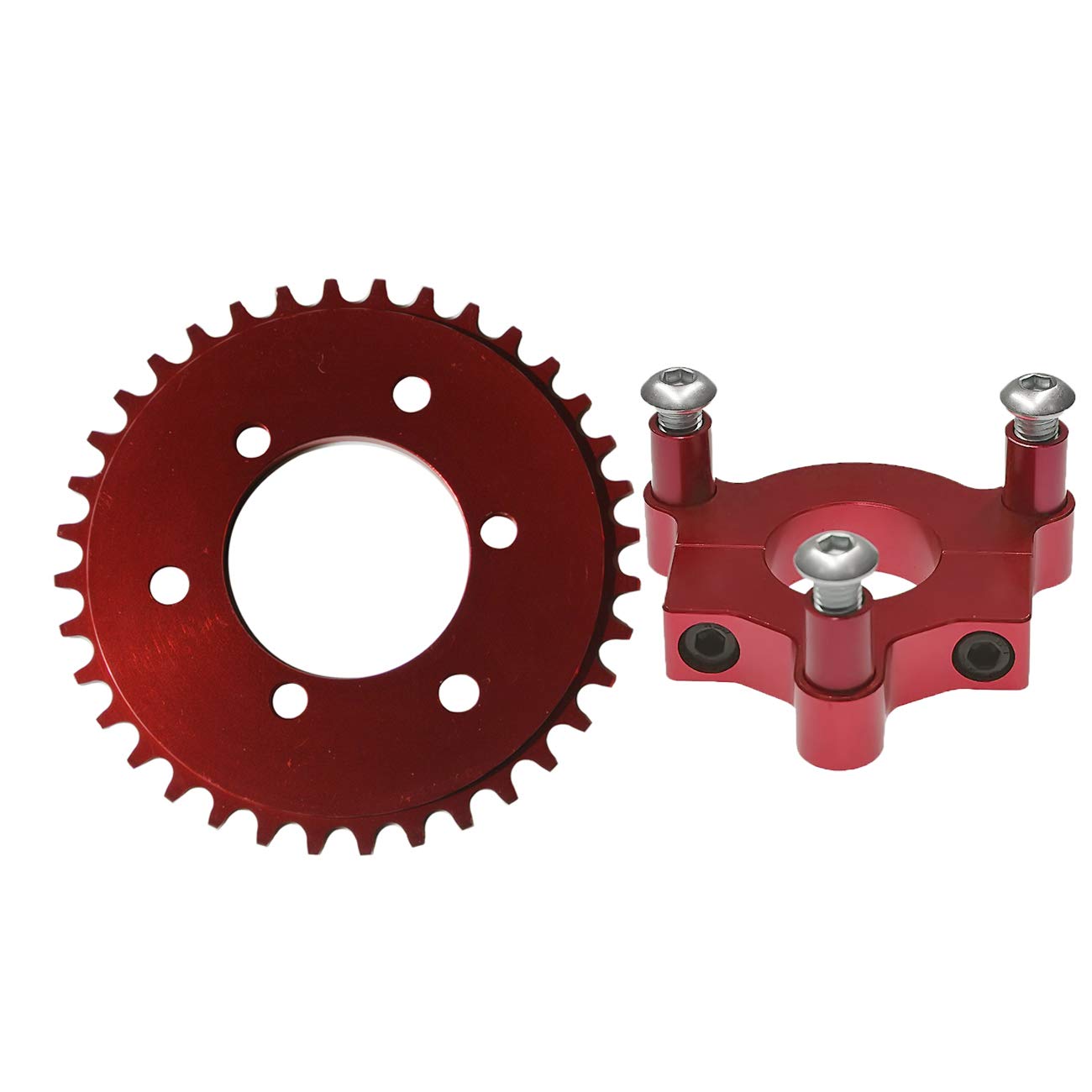 Amazon.com: sthus CNC 36T Sprocket with 1.5" Adapter Fit 60cc 66cc 80cc ...