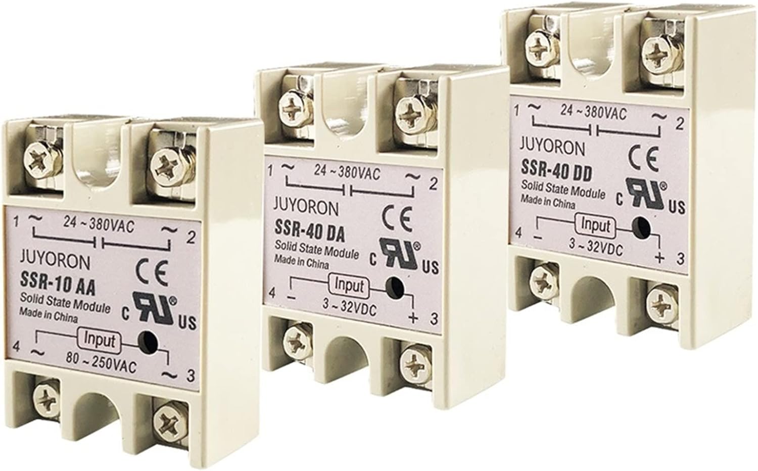 SSR-25DA SSR-40DA SSR-60DA SSR-25AA 40AA 40DD Solid State Relay SSR 10A ...