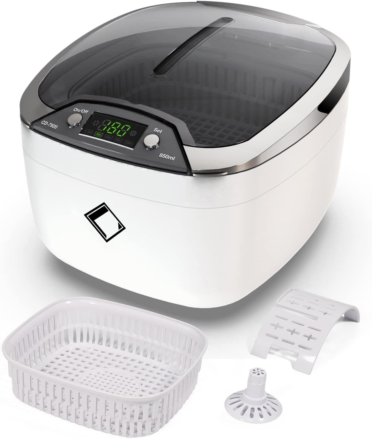 Ultrasonic Jewelry Cleaner, 450ml Professional Ultrasonic Cleaning ...