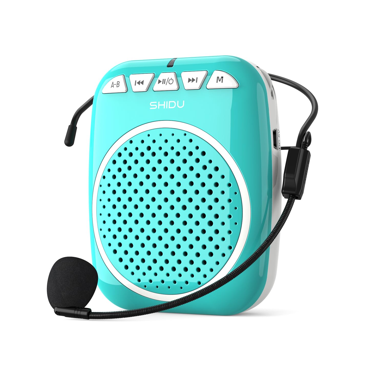 Amazon.com: SHIDU Voice Amplifier, Portable Speaker with Microphone ...