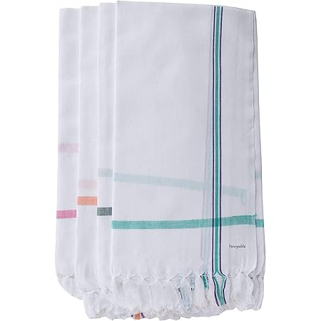 COMFORT WEAVE Cotton Kerala Bath Towels (THORTHU) Pack of 2 PCS (30" X ...
