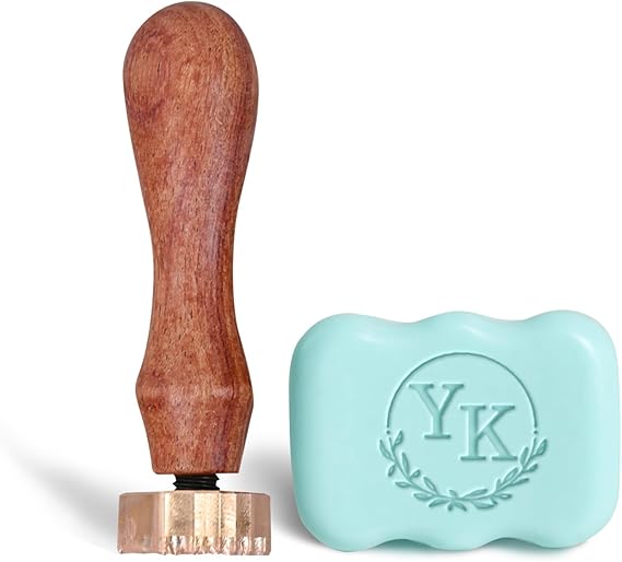 Amazon.com: KAINSY Custom Soap Stamp, Personalized Stamp for Homemade ...