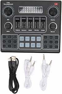 Amazon.com: V9 Bluetooth Sound Card,Bluetooth Audio Mixer Sound Mixer ...