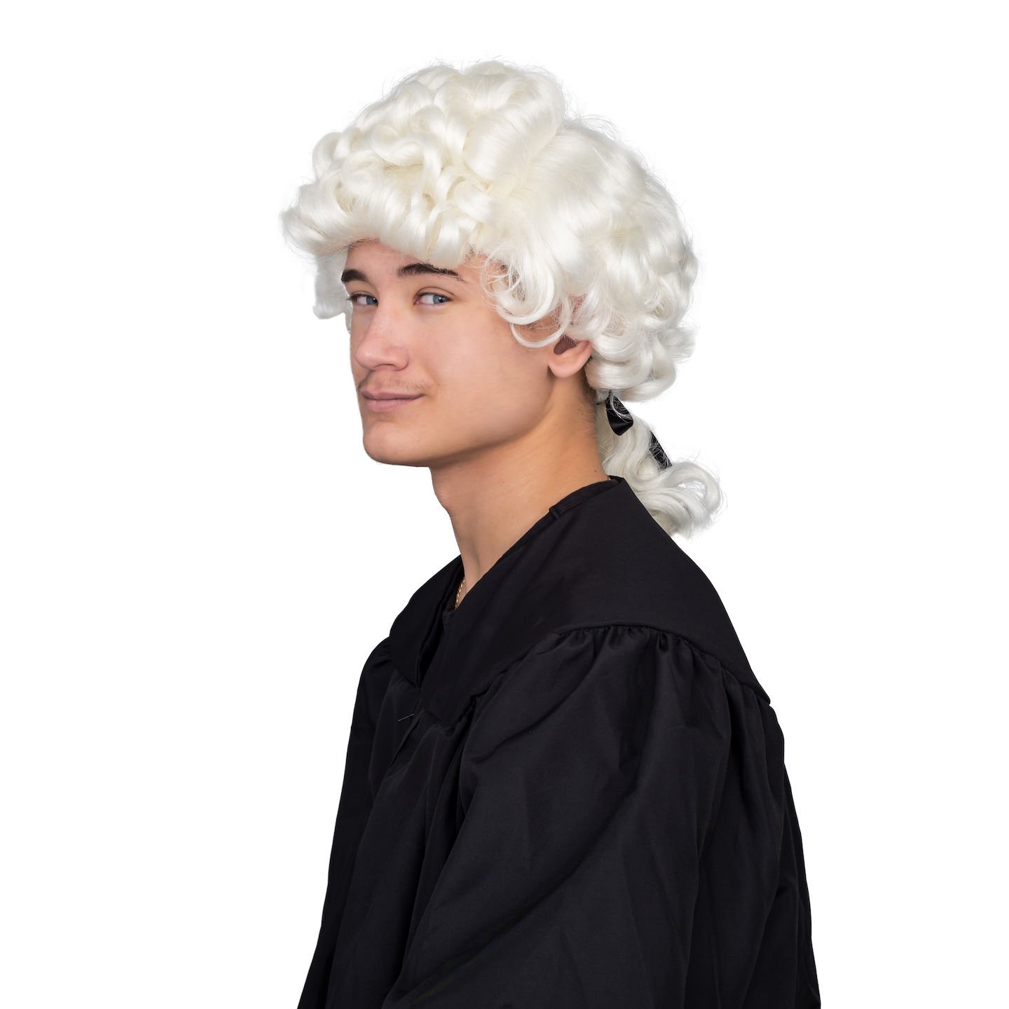 Amazon.com: Colonial Boy Costume Accessory White Deluxe Wig : Clothing ...