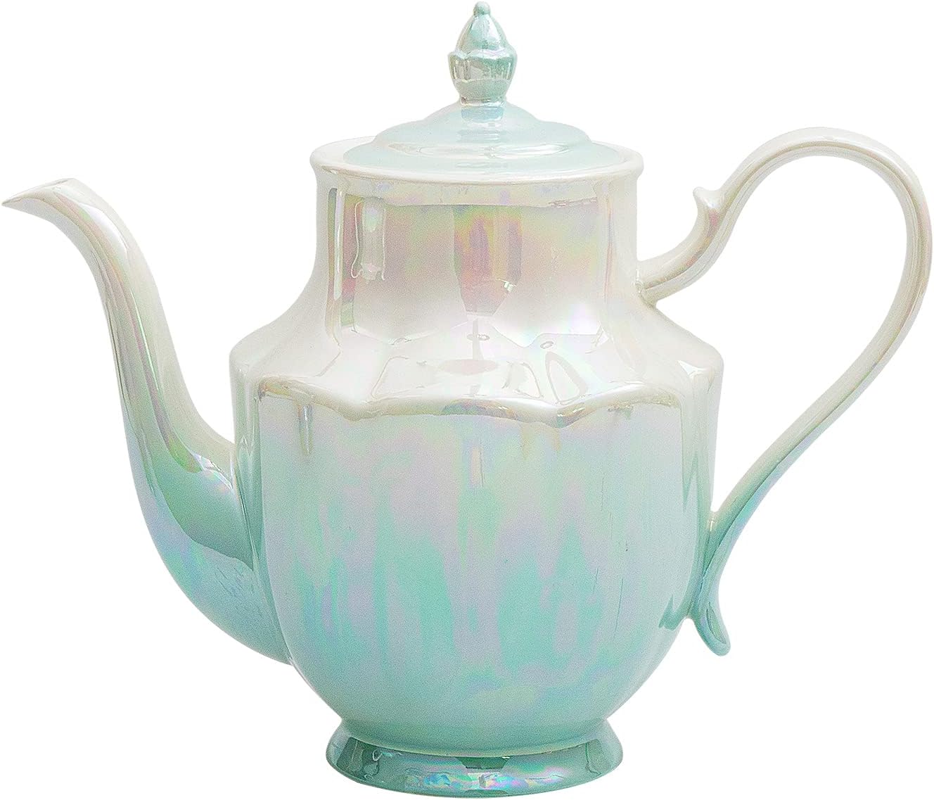 Amazon.com | Agyiuns ceramic teapot,Porcelain Tea Pot 37 Oz Teapot with ...