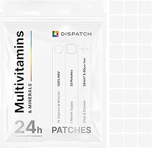 Vitamin Patches with Minerals - 30 x All Natural Vegan Multivitamin ...