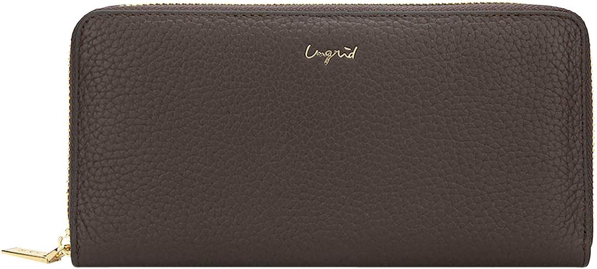Amazon | [アングリッド] Ungird 牛革ラウンドZIP長財布 UNG-50860 DBR ダークブラウン | 財布