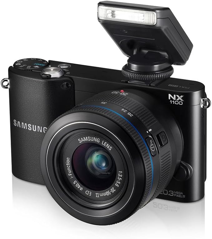 Amazon.com : Samsung NX1100 Black Digital Camera w/ 20-50mm Lens ...