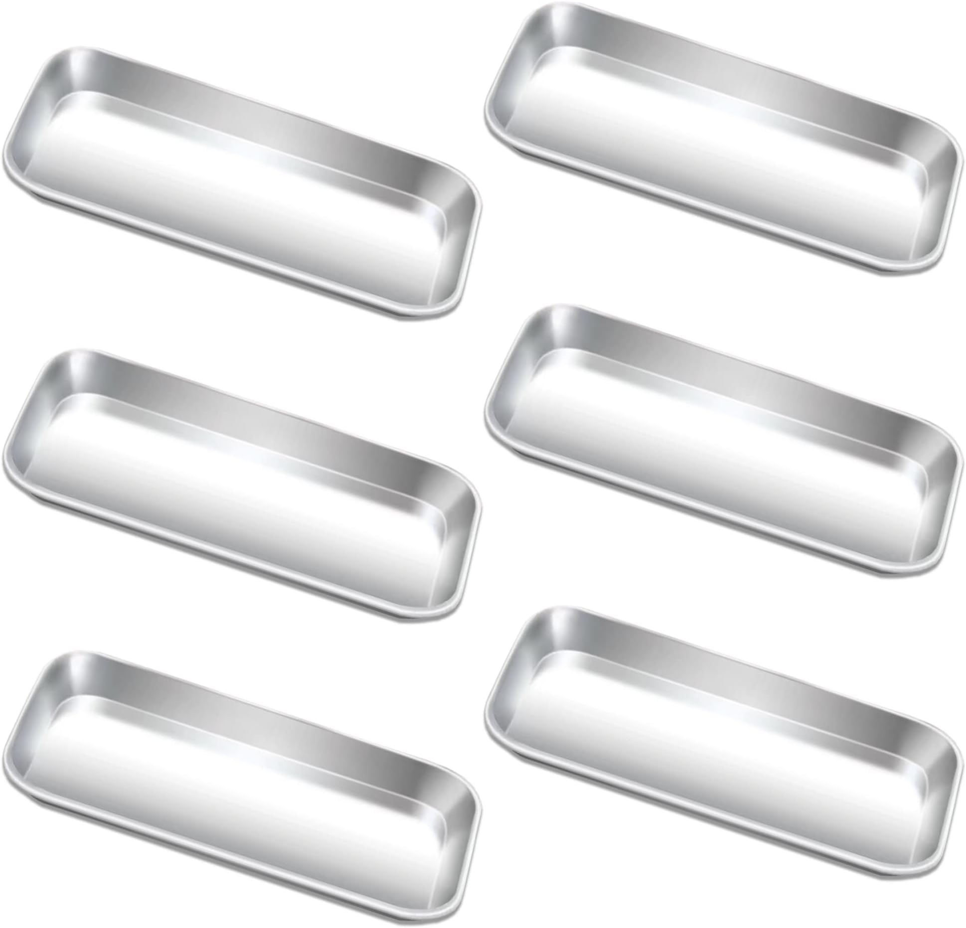 Amazon.com: TAICHEUT 16 Pack Stainless Steel Surgical Tray, 8.85 x 4.6 ...