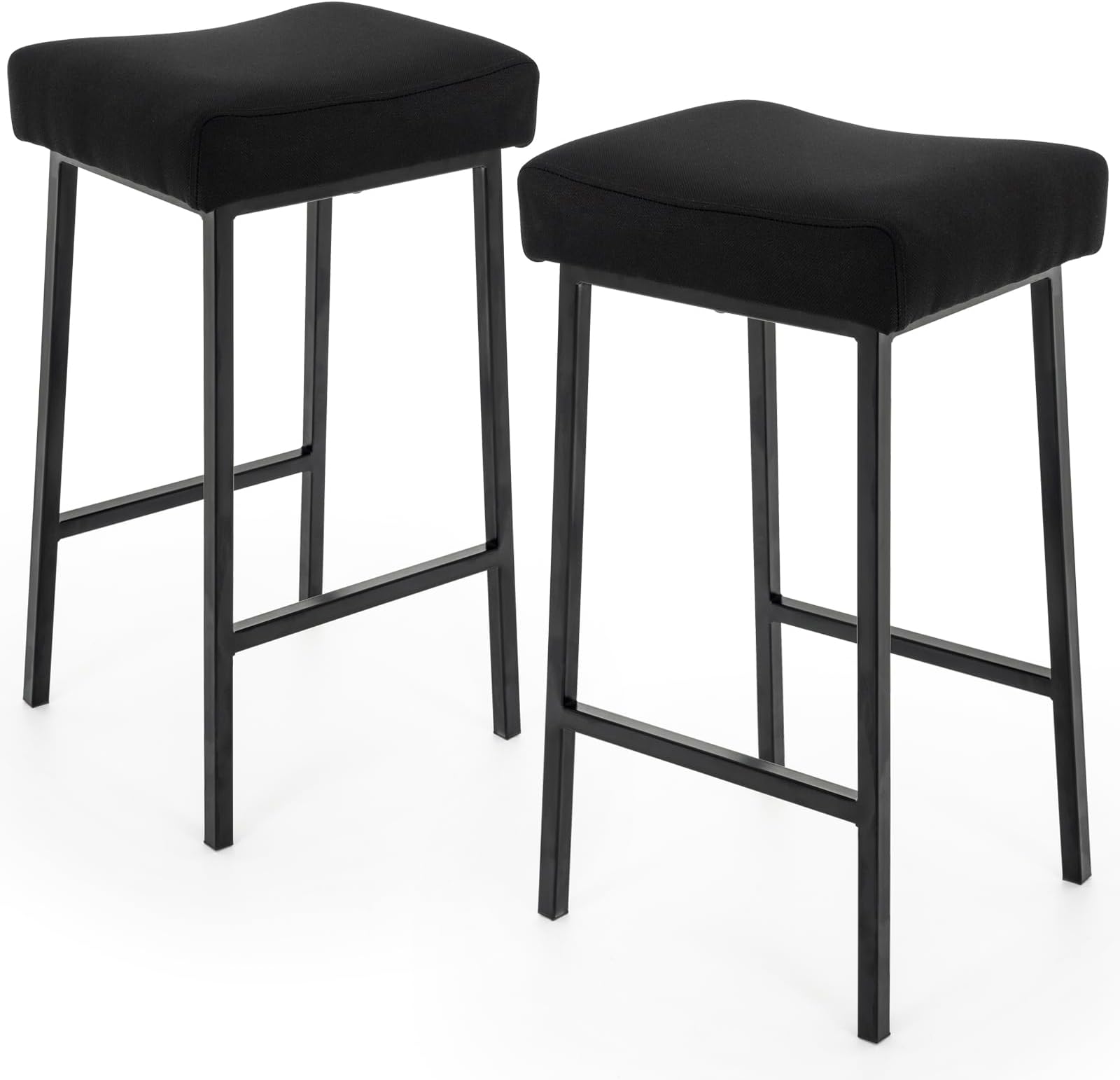 Amazon.com - HOOBRO Bar Stools, Bar Cart for Home, Bar Serving Cart ...