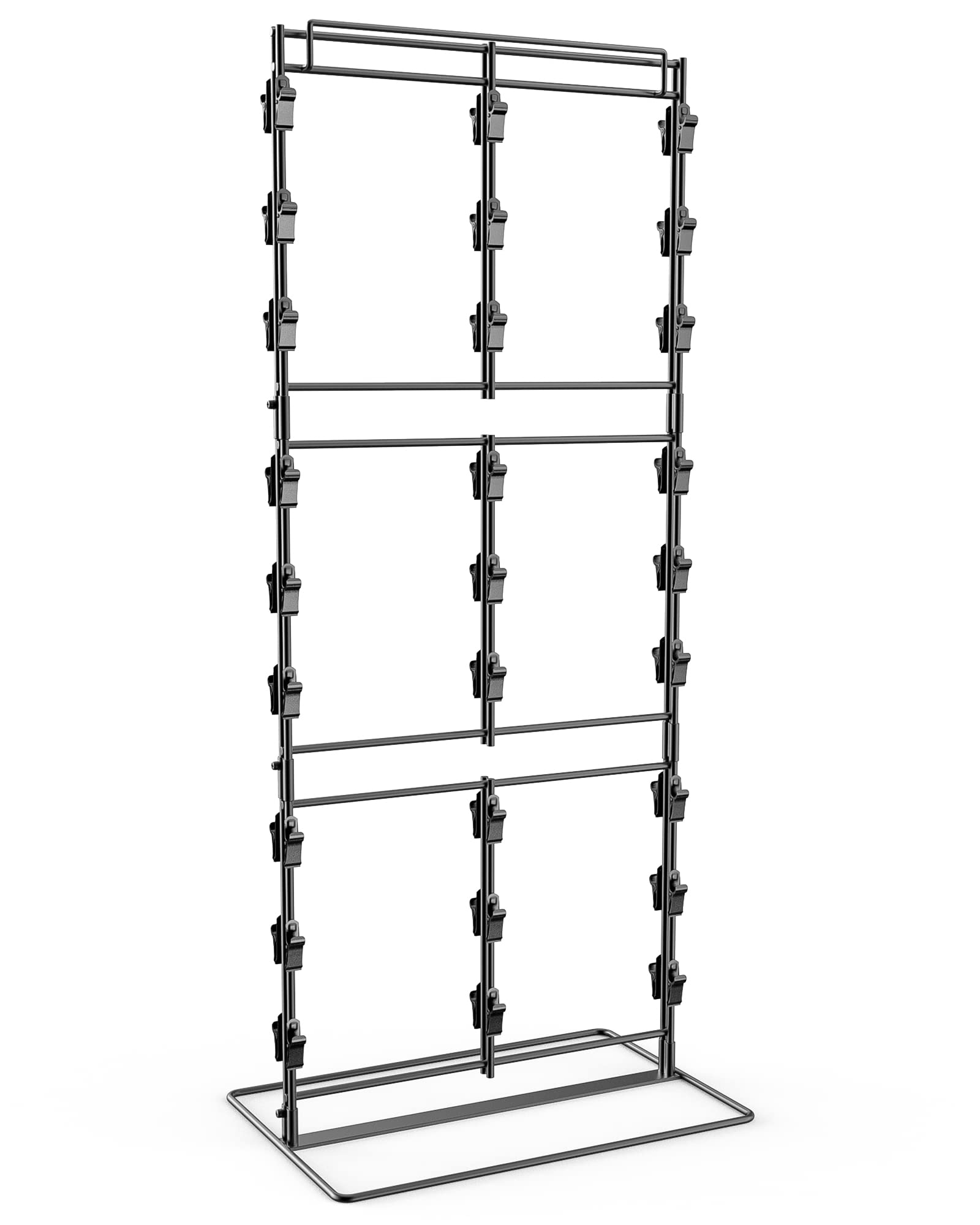 Eazy2hD Upgraded Potato Chip Rack Display with 54 Clips, 3-Row Chip ...