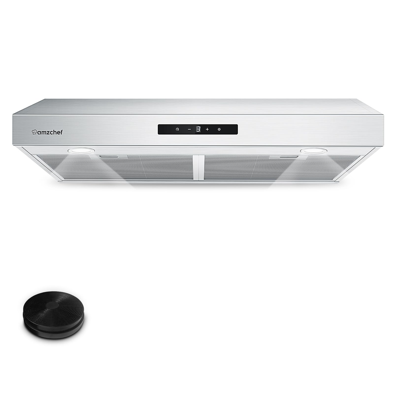 Snapklik.com : AMZCHEF Under Cabinet Range Hood 30 Inch,900CFM AC Motor