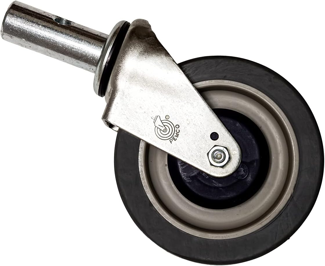 Amazon.com: Magliner 5" x 1-1/4" Gray Thermoplastic Rubber Caster with ...