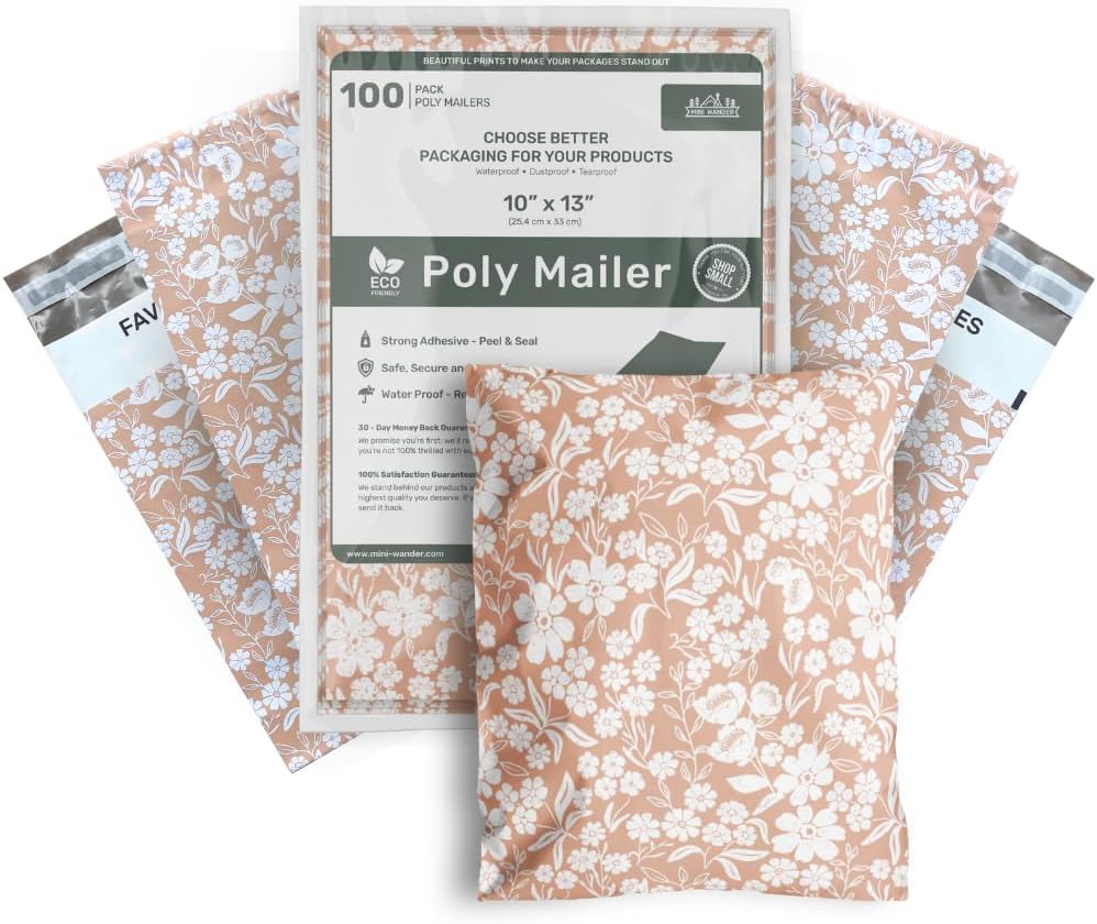 Amazon.com : Poly Mailers 6x9 In 100 Pack Small Shipping Bags Strong ...