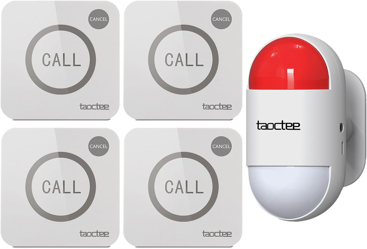 taoctee Panic Button Alarm for Home Strobe Siren Panic Alarm System for ...