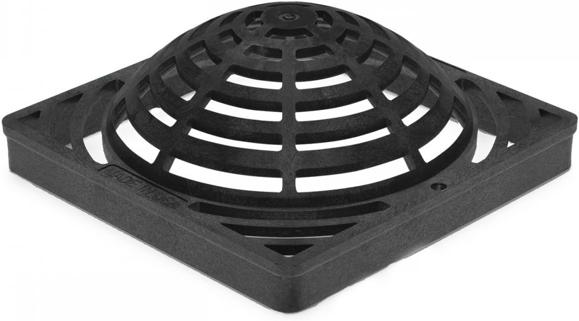 StormDrain 9" Outdoor Catch Basin Square Atrium Grate Cover - Superior ...