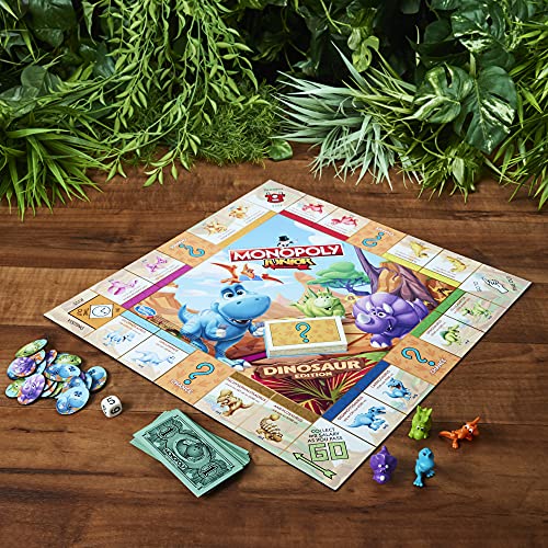 Monopoly Junior Dinosaur Edition Board Game Kids Board Games Fun monopoly-junior-dinosaur-edition-board-game-kids-board-games-fun
