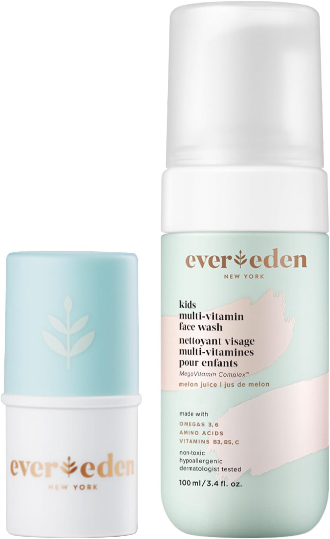 Amazon.com: Evereden Kids Face Wash & Lip Balm: Melon Juice, 1.7 oz & 0 ...