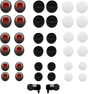 Amazon.com: YUYUDEHM 36 Pcs Earbud Replacement Tips, Ear Bud Rubber ...