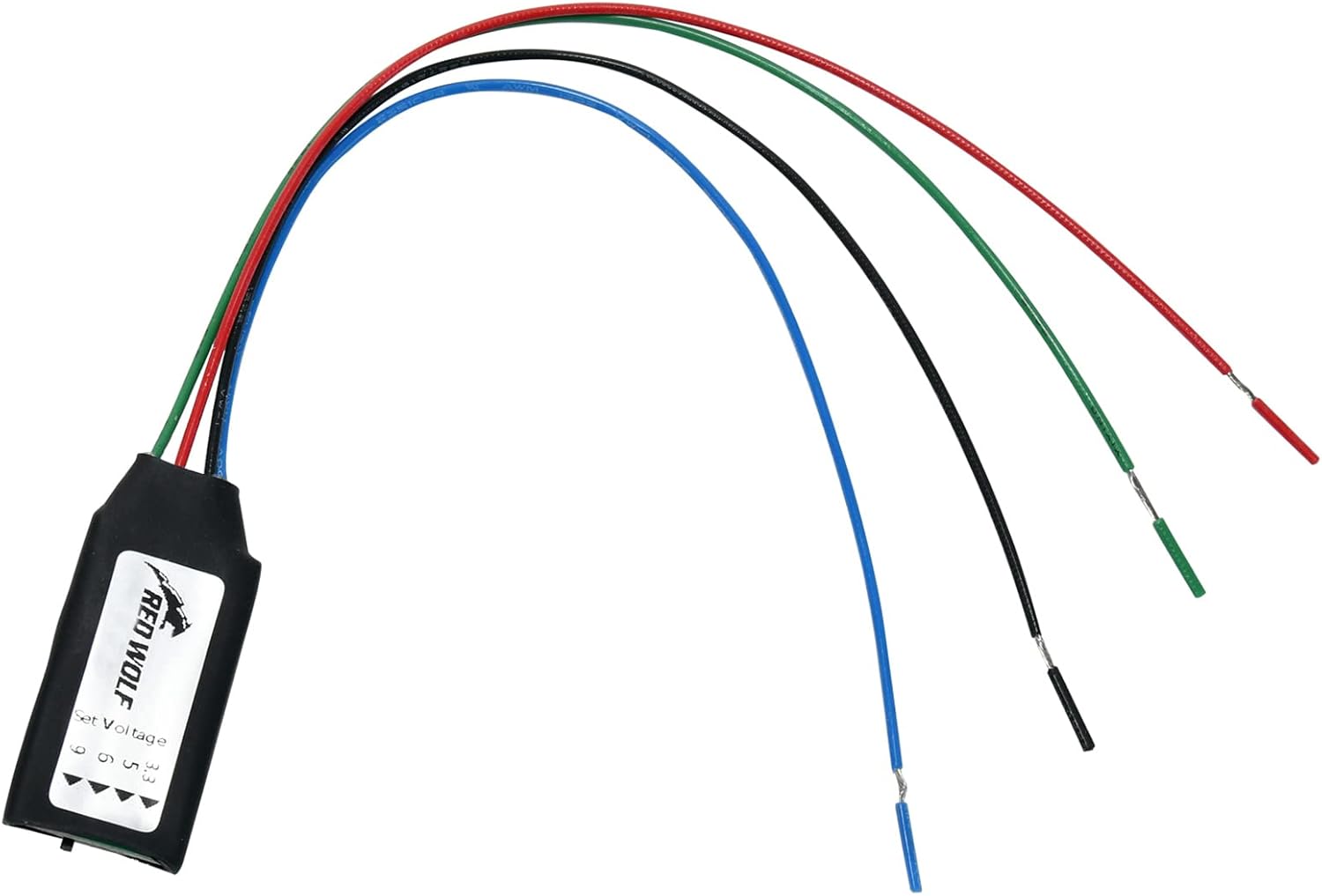Amazon.com: RED WOLF Voltage Regulator DC 12V to 3.3V 5V 6V 9V Step ...