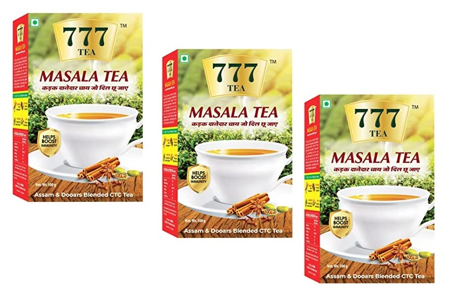777 Tea Masala Tea | Assam tea | Rich & Aromatic Chai | Black Tea | Tea ...