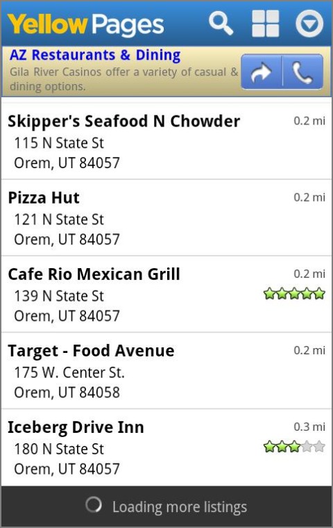 Yellow Pages - App on Amazon Appstore