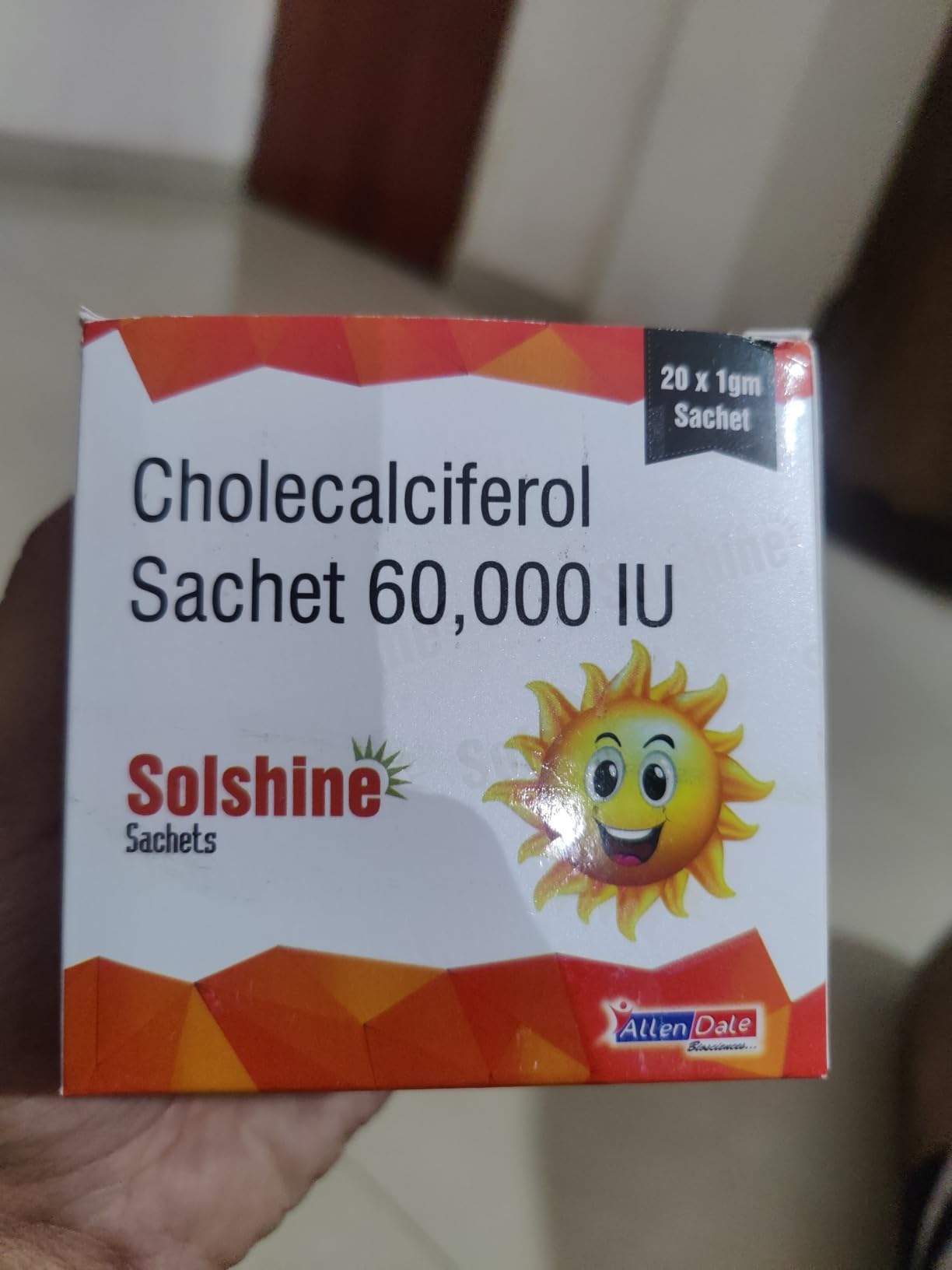 Allen Dale Vitamin D3 Sachet for Strong Bones, Muscles, Immune System ...