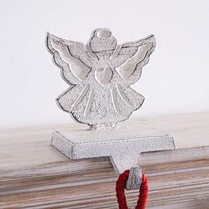 Amazon.com: CTW Home Collection Cast Iron Angel Christmas Stocking ...