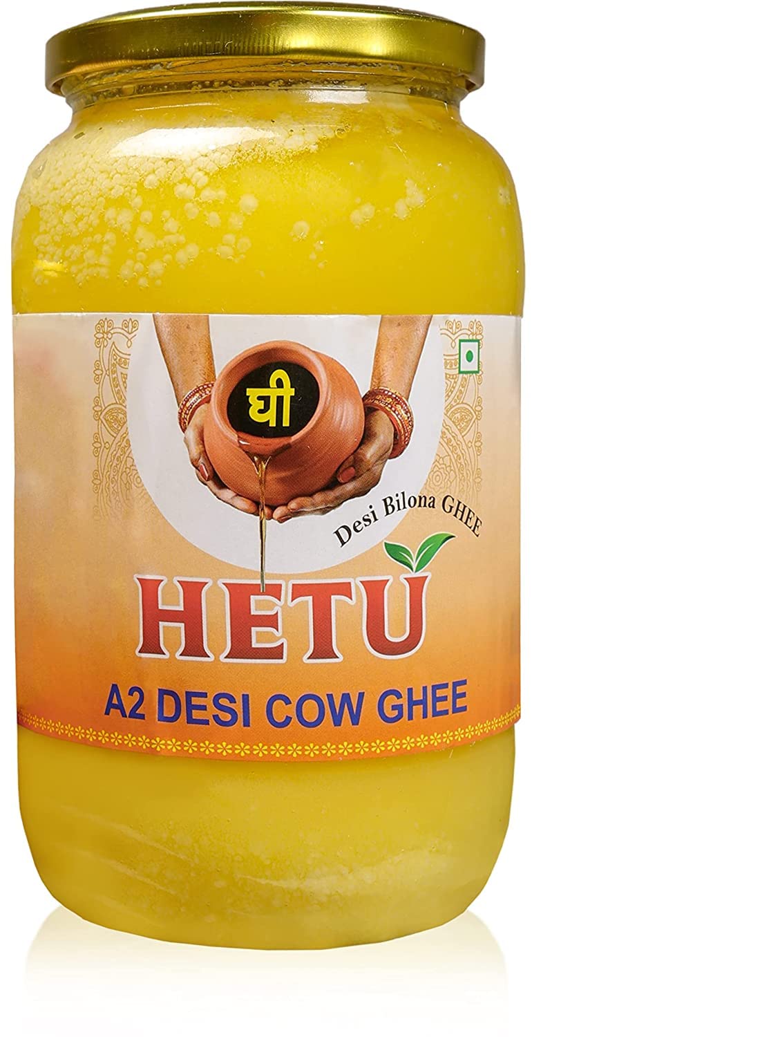 HETU Fresh Food |A2 Desi Cow Ghee (500ml) : Amazon.co.uk: Grocery