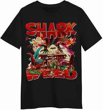 Amare Box Japanese Style Retro Vintage Shark Weed Canabis Vintage Ocean ...