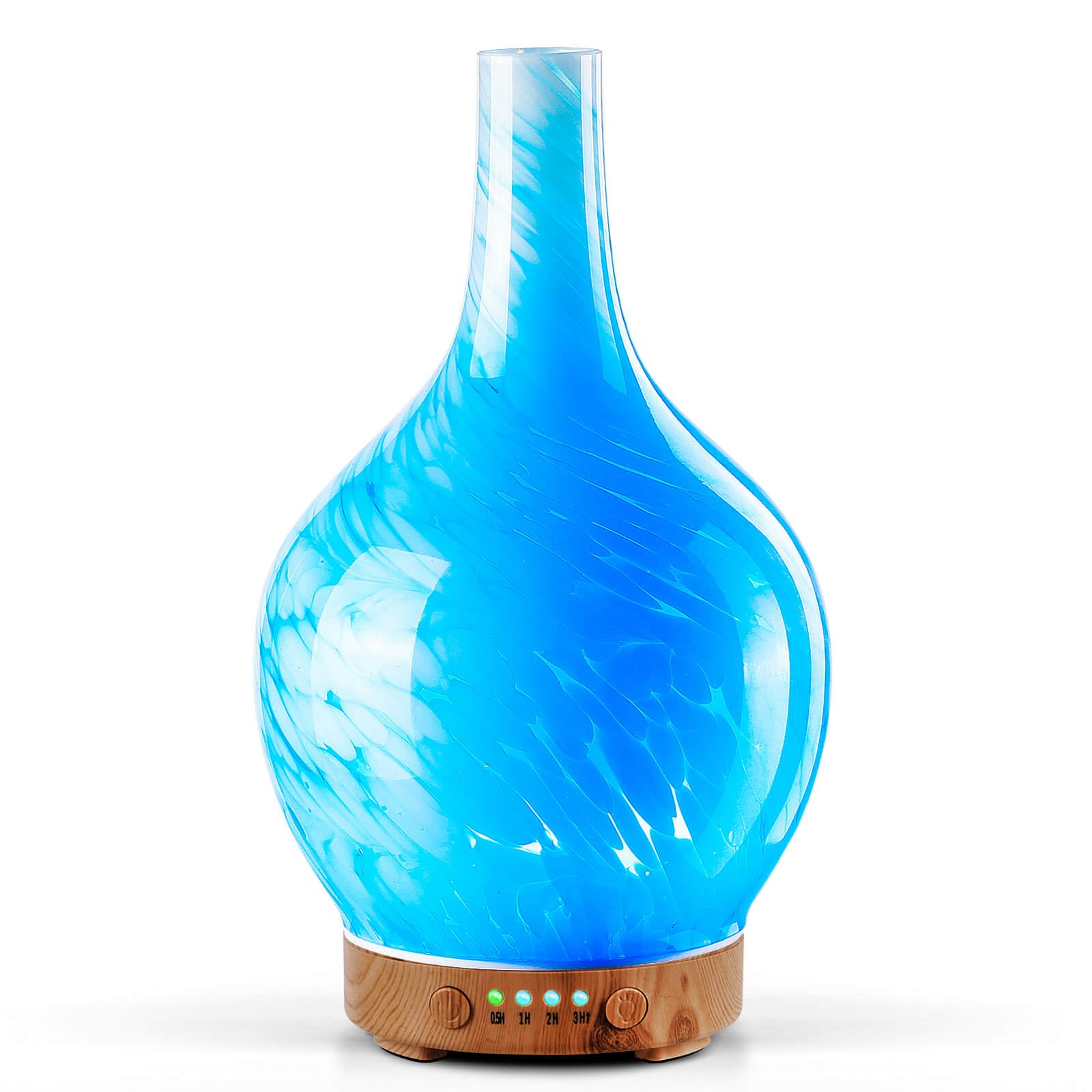 Amazon.com: Porseme 100ml Essential Oil Diffuser Glass Color Changing ...
