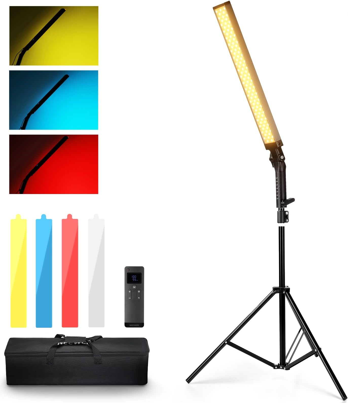 Amazon.com : NEEWER Upgraded LED Video Light Stick & 2.4G Remote Kit, 2 ...