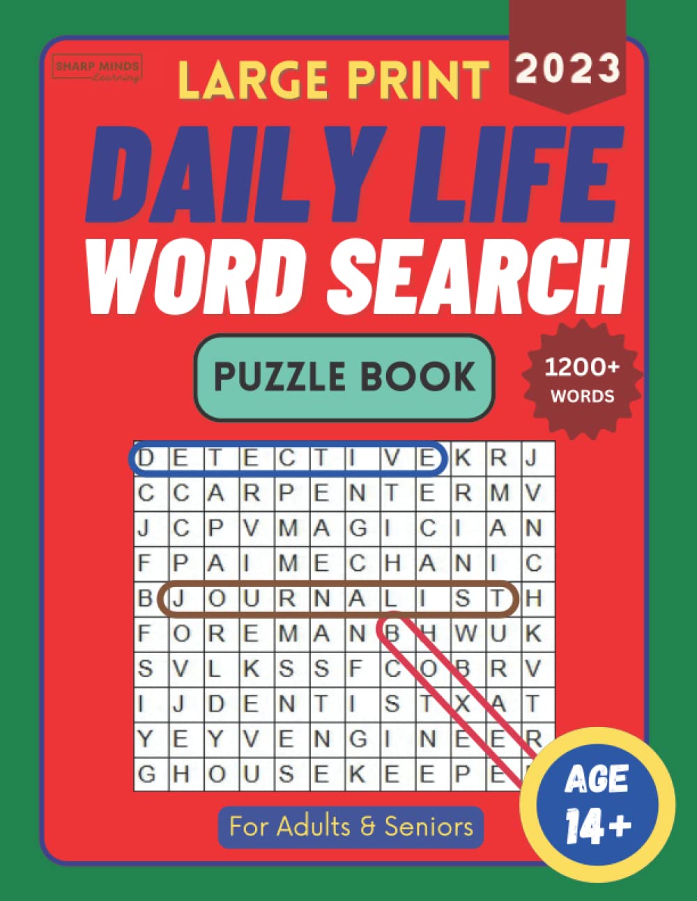 Large Print Daily Life Word Search Puzzle Book: Best Word Search Book ...