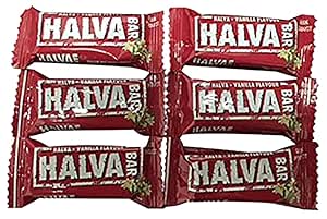 Amazon.com : Stapster Greek Halva Vanilla Snack Bars - 6 pcs : Grocery & Gourmet Food