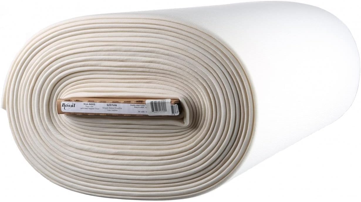 Amazon.com: Bosal 495 in-R-Form Single Sided Fusible Foam, Sew in ...