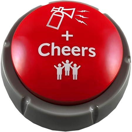 Amazon.com: Airhorn Can Sound Button with Applause and Cheers, Funny ...