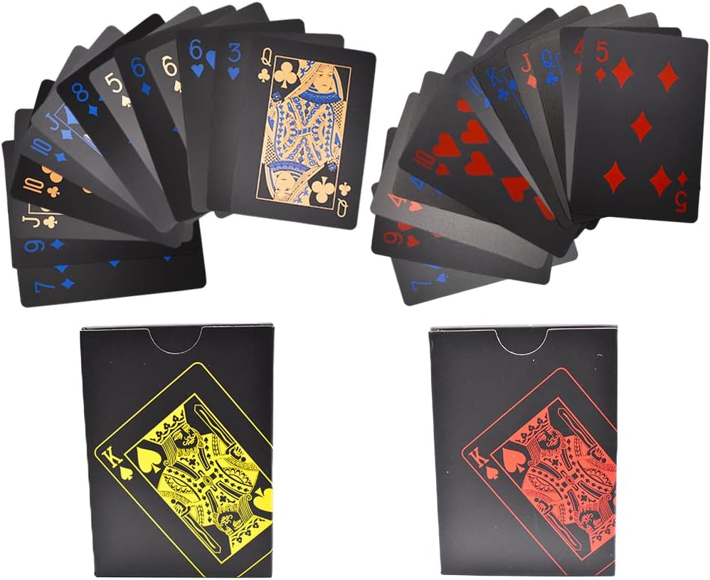 BESTZY Playing Cards Waterproof Plastic Playing Cards Poker Card ...