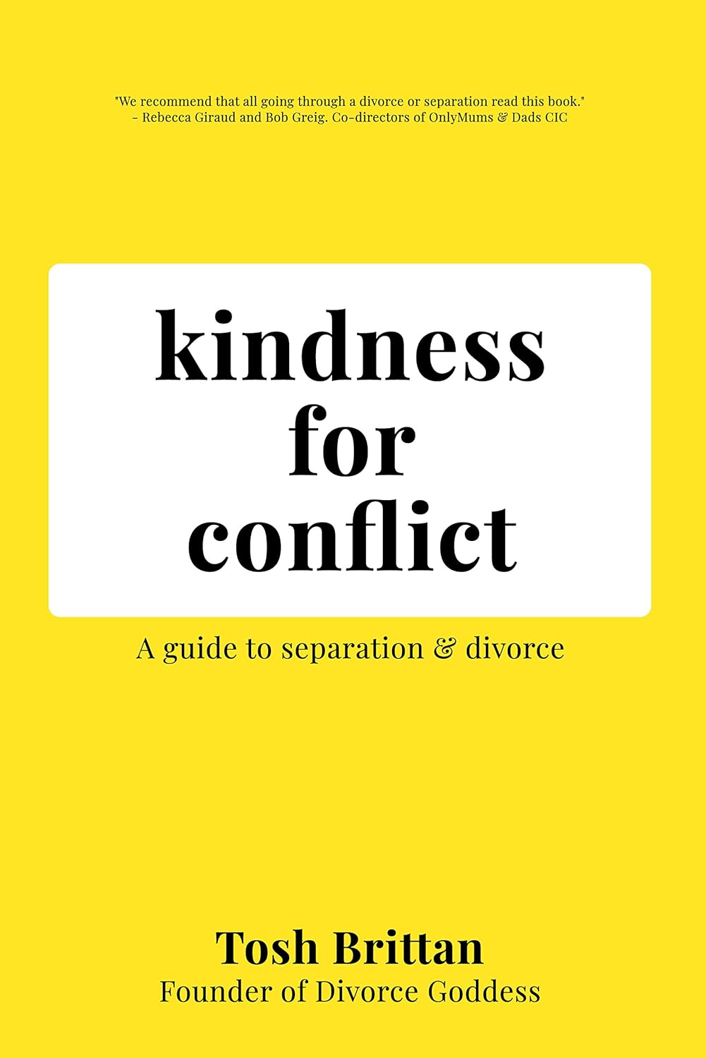 Amazon.com: Kindness for Conflict - A Guide to Separation & Divorce ...