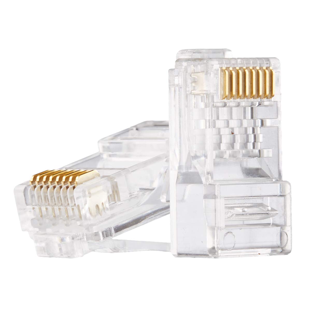 Buy RJ45 Connectors Cat6 Cat6a Connectors Ends Gold Plated Ethernet ...