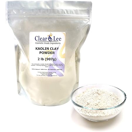 Amazon.com : KAOLIN CLAY White Cosmetic NATURAL POWDER 1 LB Facial Mask ...