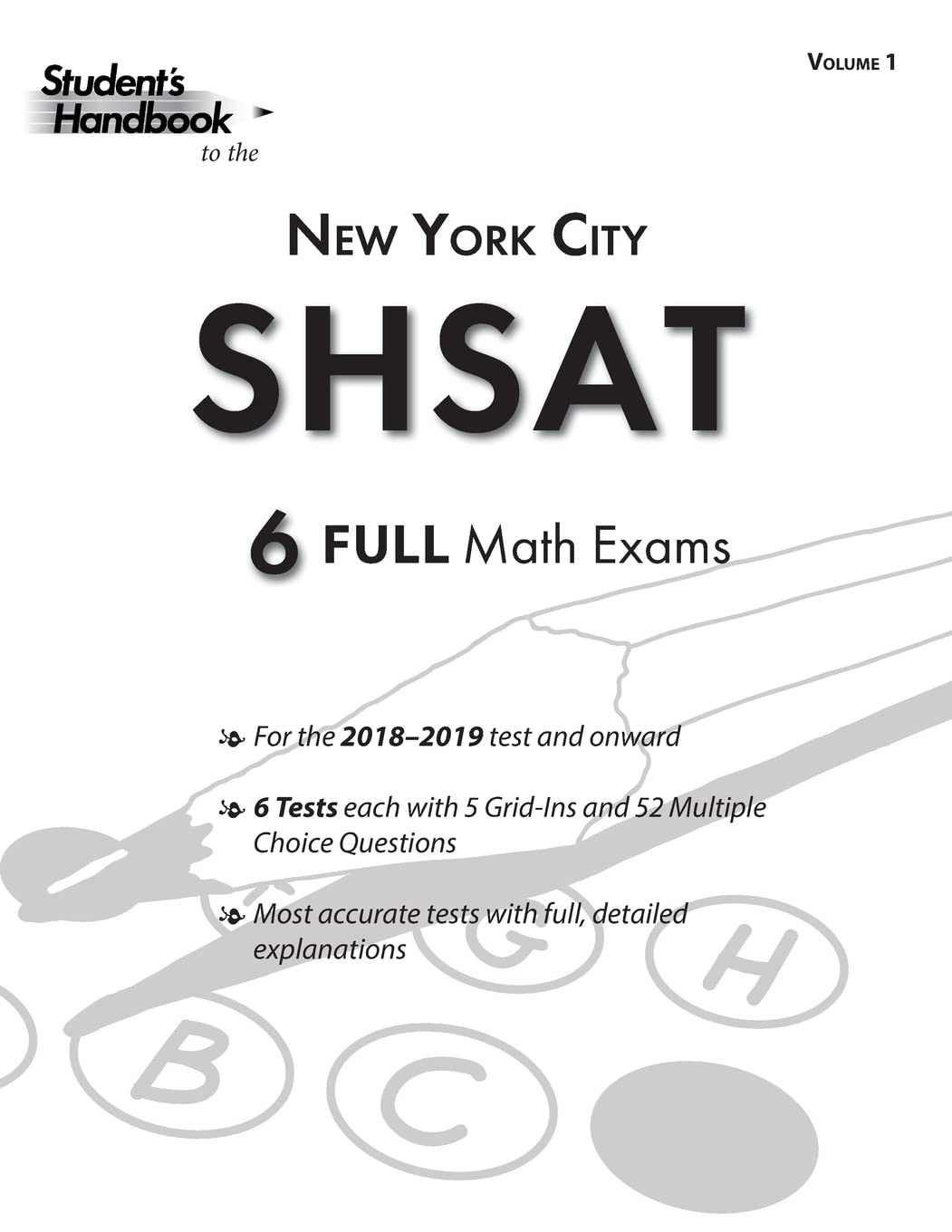 SHSAT Practice Math Tests: 6 Exams (Volume 1) (SHSAT Math Tests ...